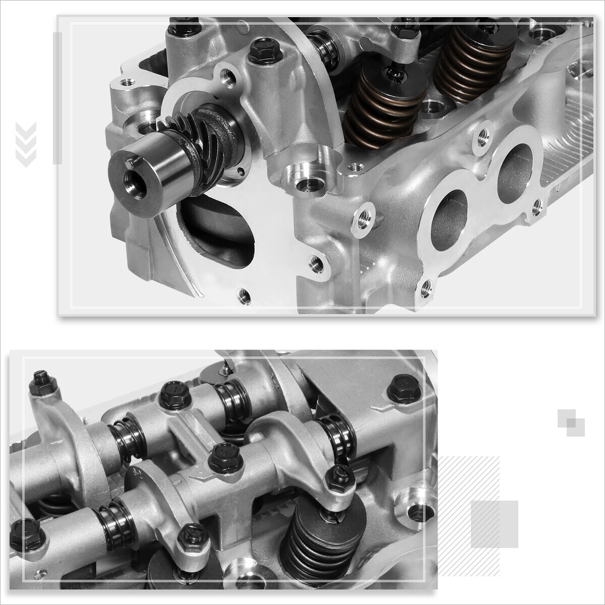 For 83-93 Mazda 626/B2000/B2200 SOHC Engine Aluminum Cylinder Head ...