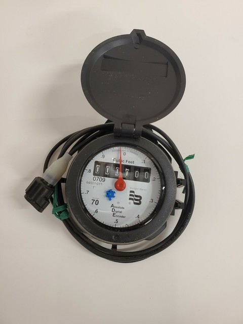 12 Badger Water Meter Heads M 70 Absolute Digital Encoder Ade 1" Cubic ...