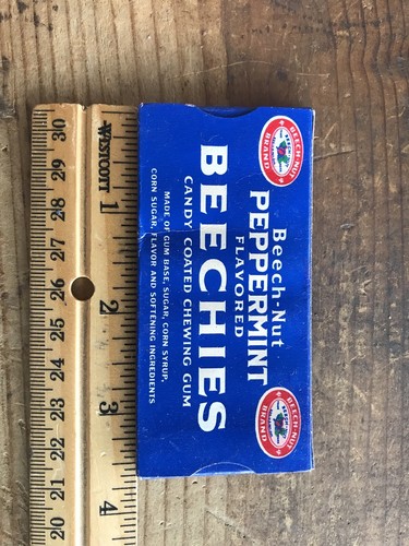 Vtg Beech-Nut Beechies Chewing Gum Package Peppermint 5 Cents Unused ...