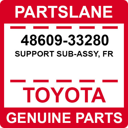 48609-33280 Toyota OEM Genuine SUPPORT SUB-ASSY, FR | eBay