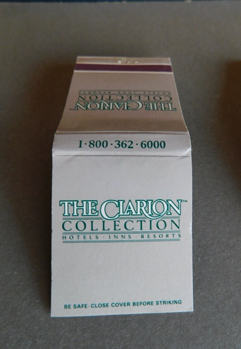 Matchbook Cover - The Clarion Collection Hotels Inns Resorts | eBay