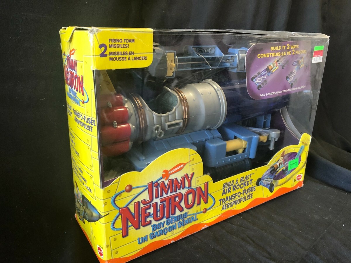 Nickelodeon Jimmy Neutron 2001 Build Blast Air Rocket 2001 Jimmy