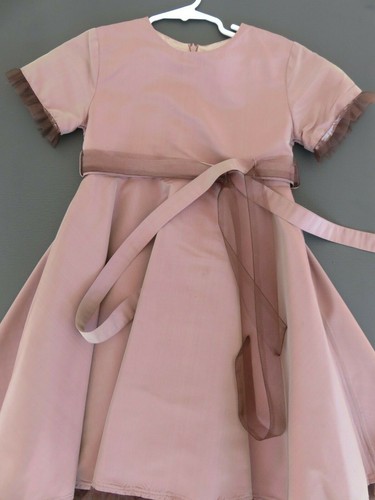 Rachel Riley size 7 party dress, burgundy wine color with lace trim | eBay