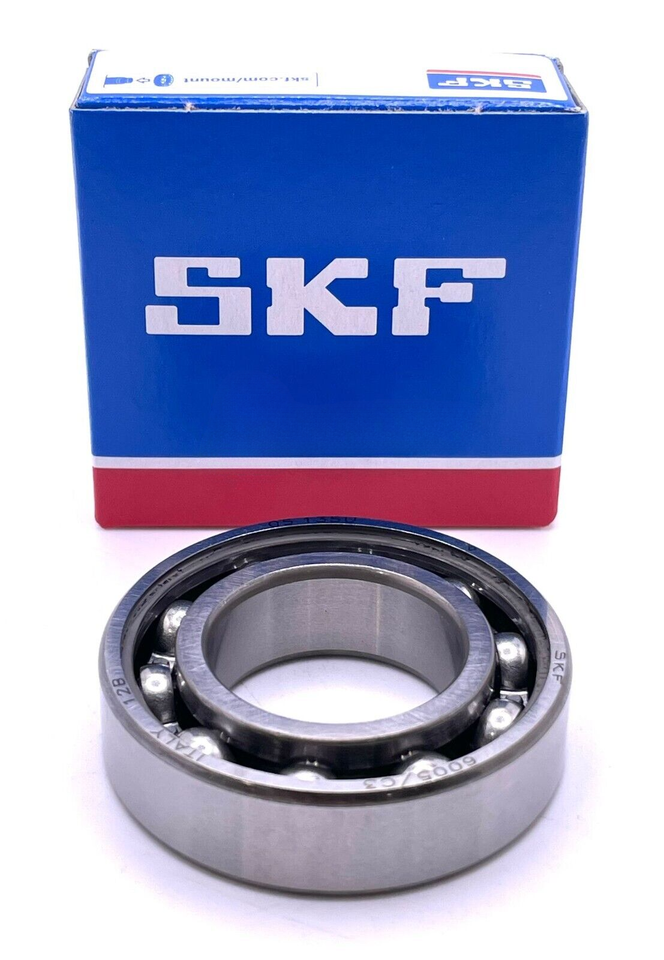 SKF 6005 C3 DEEP GROOVE BALL BEARING, OPEN TYPE, NO SEALS 25x47x12 mm ...