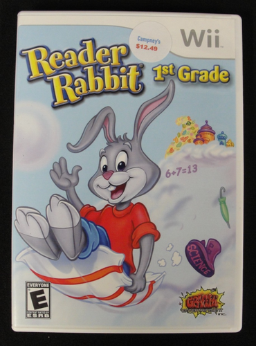 Reader Rabbit First Grade Nintendo Wii Great Learning Video Game for ...