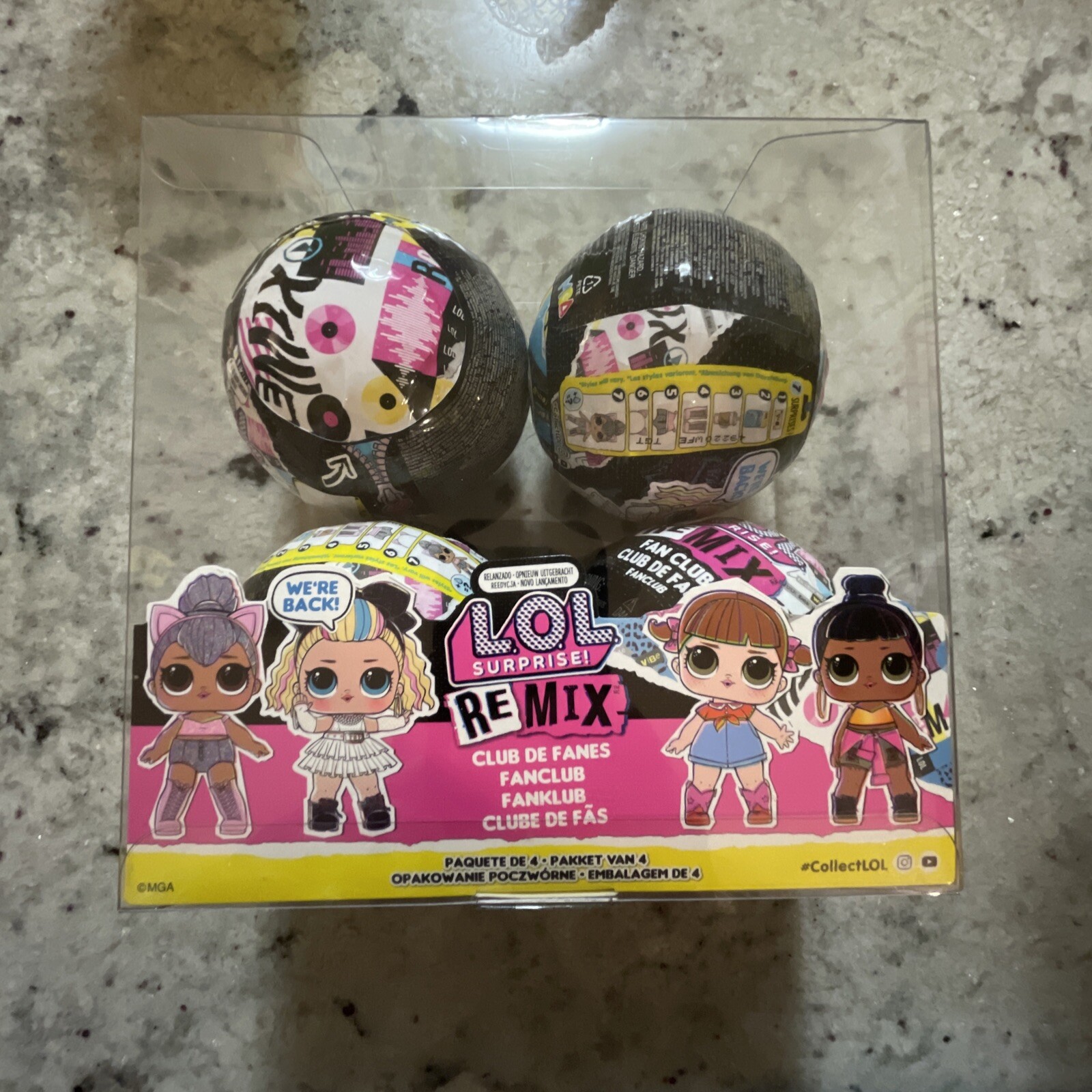 LOL Surprise! Remix Fan Club 4pk - 4 Re-released Dolls Brand New Sealed ...