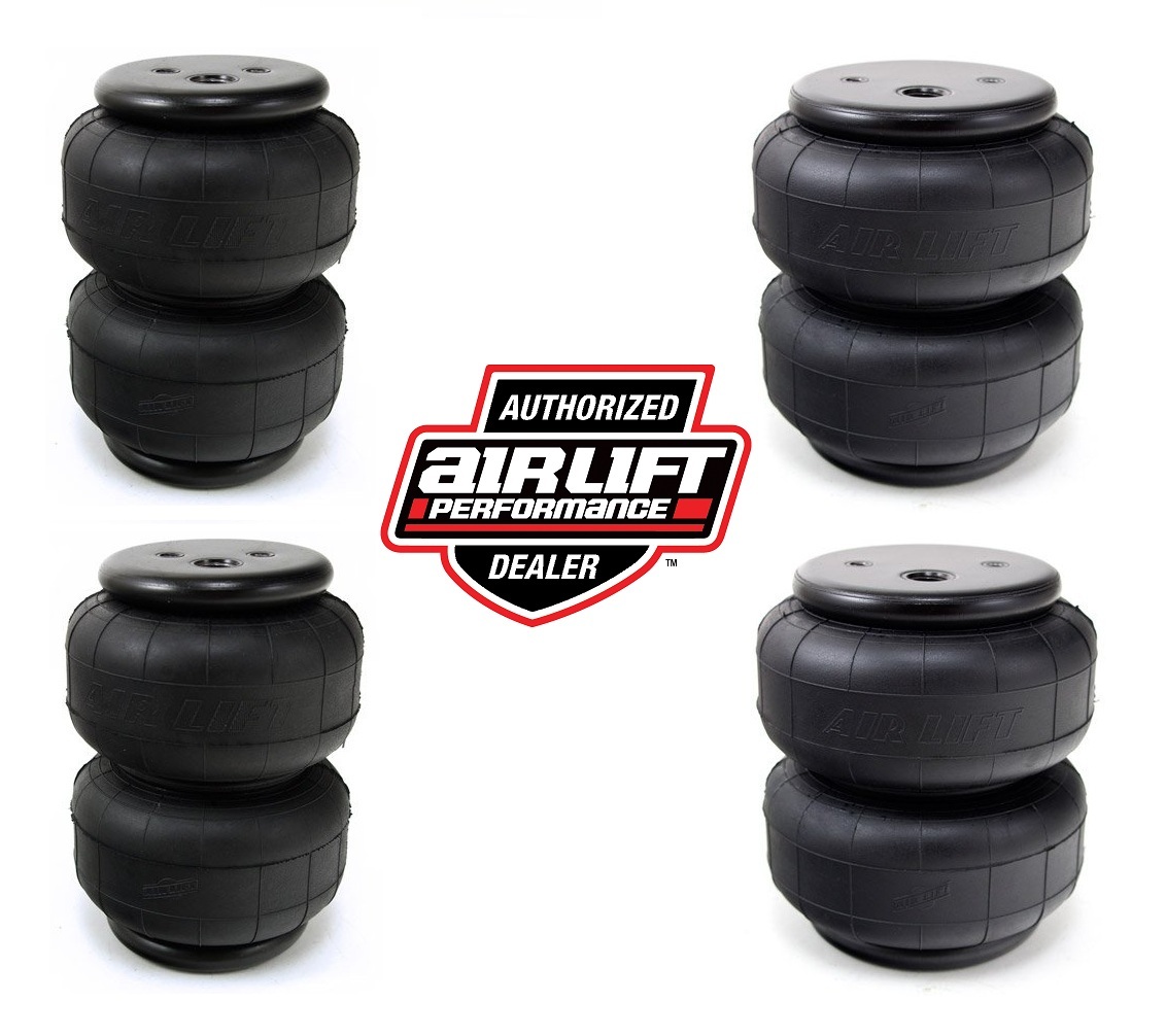(4) AIR LIFT DOMINATOR D2500 AIR RIDE SUSPENSION BAGS | eBay