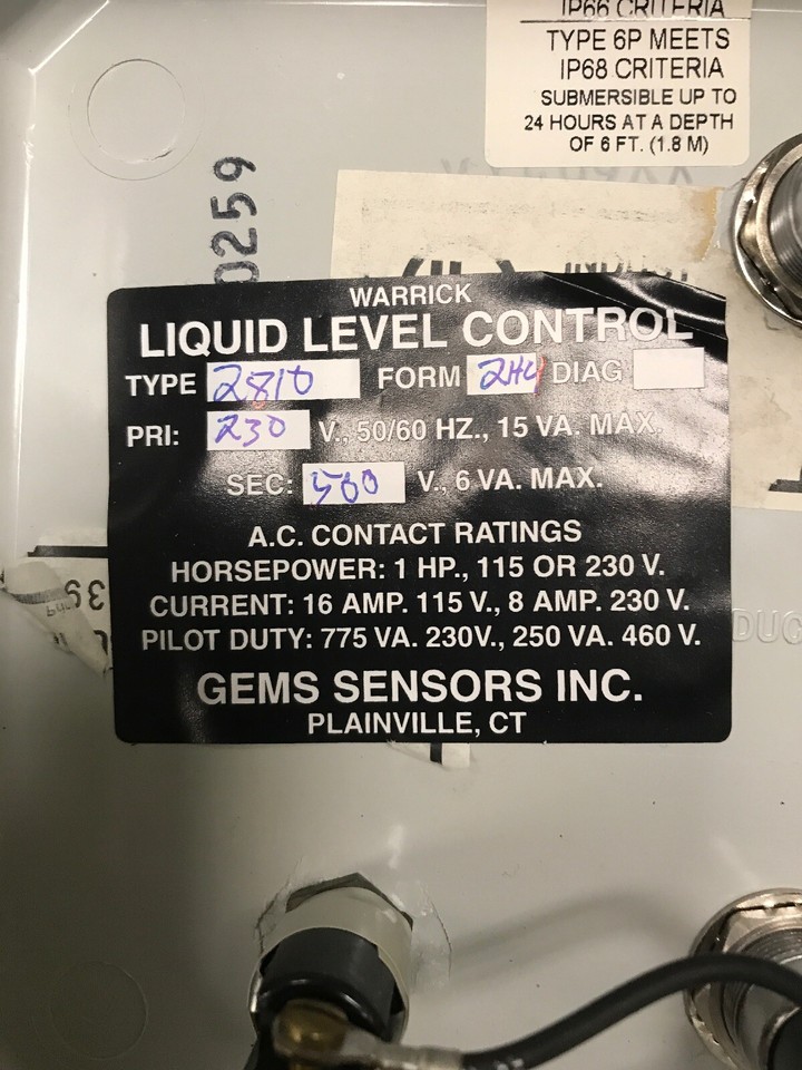 Warrick Controls,2810 2H4,Pump Motor Moisture Detector | eBay