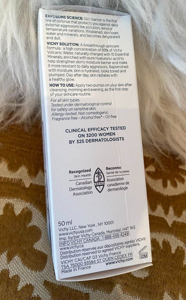 NEW Vichy Mineral 89 Fortifying Plumping Daily Booster 1.69oz Volcanic ...