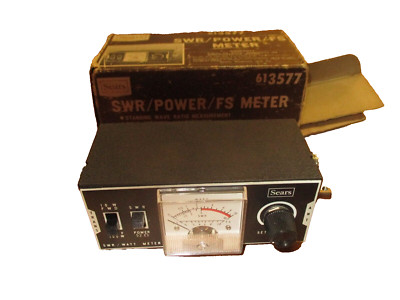 Vintage Sears SWR /POWER/FS METER 613577 Short Wave CB 2-Way Japan | eBay