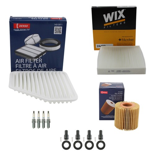 Denso Tune Up Kit NGK 4 Spark Plugs & Boots Kit for RAV4 2.5L L4 GAS ...