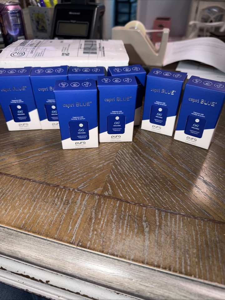 Pura Capri Blue Volcano Smart Diffuser Replacement Fragrance Refills ...