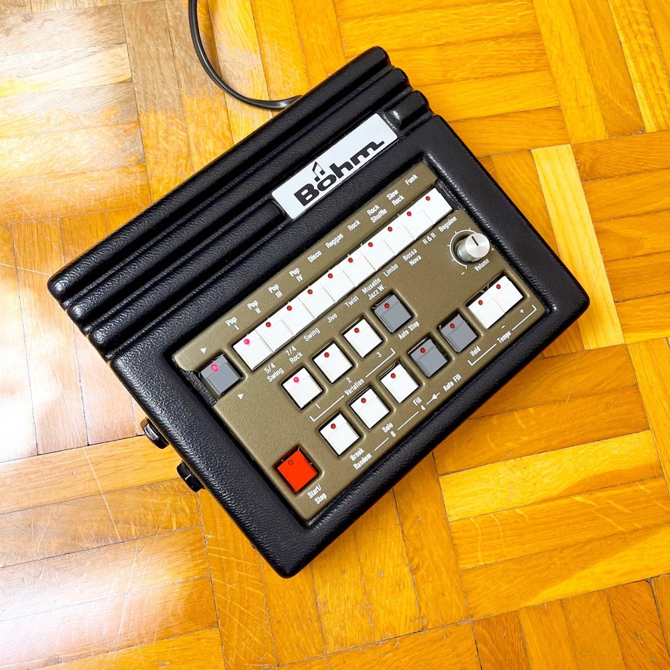 Vintage rare 1980’s Dr. Böhm Digital Drums M drum machine with its ...