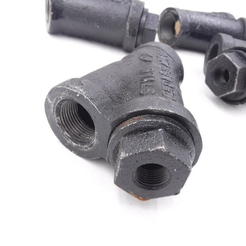 4 Pk Keckley 3/4" Style B7 250lbs A126 Threaded Cast Iron Strainer ...