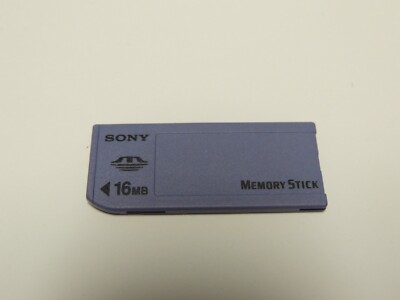 Genuine Sony 16MB (Megabytes, Not Gigabytes) Memory Stick MSA-16A Made ...