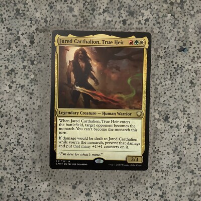 MTG CMR: Jared Carthalion, True Heir (Legendary Creature) Regular Rare ...