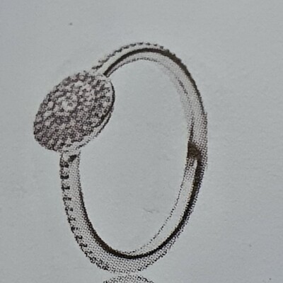 NEW Genuine Pandora Radiant Elegance Ring 190986CZ Silver ALE 925 ...