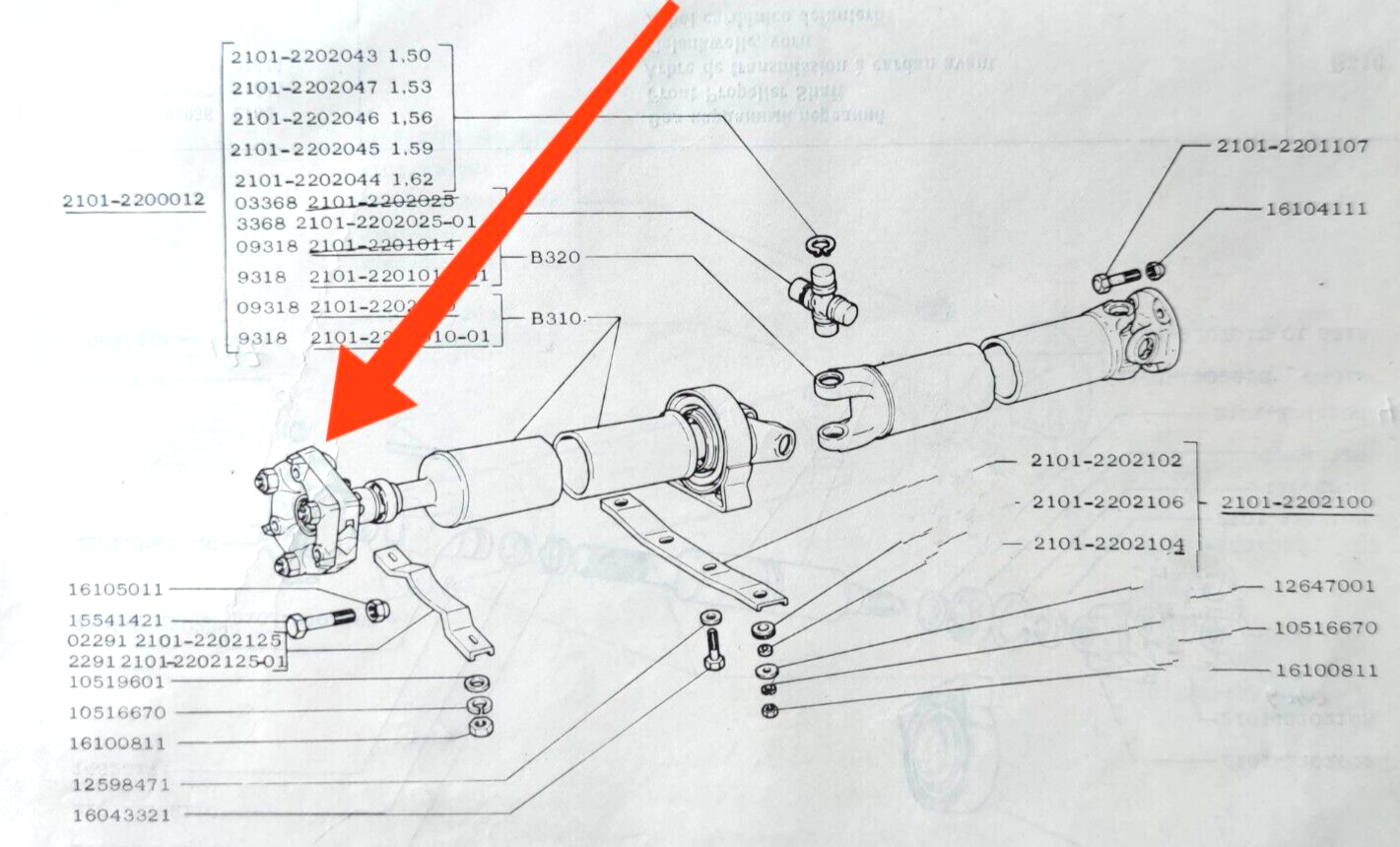 Original reforzado HARDY DISK ACOPLAMIENTO ELÁSTICO LADA 2101-07 NIVA ...