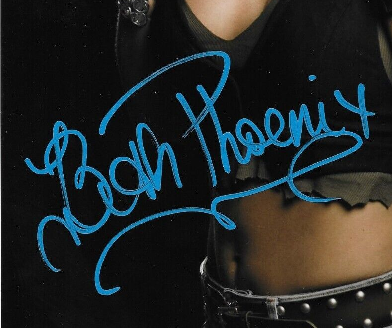 Autographed Wrestling Beth Phoenix Signed WWE Smack Down 8x10 Photo #3 ...