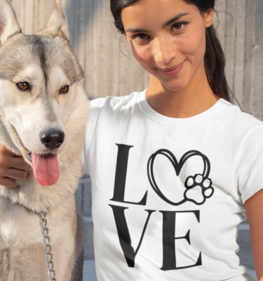 Dog Lover Shirt, Paw Tee Shirt, K9 Tshirt, Pooch Animal Lover Shirt ...