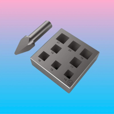 Bezel Block Square Shape | 5 to 15mm | 14 to 21mm| Bezel Setting Set ...