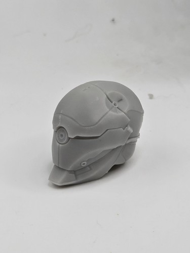 3d Printed GREY FOX SOLID SNAKE HEAD 1:12 6" GI Joe Classified MARVEL ...