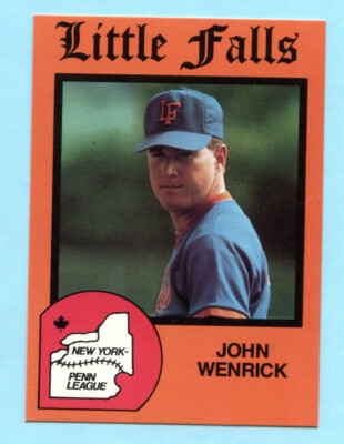 1988 New York - Penn League - Little Falls Mets - John Wenrick - Box ...