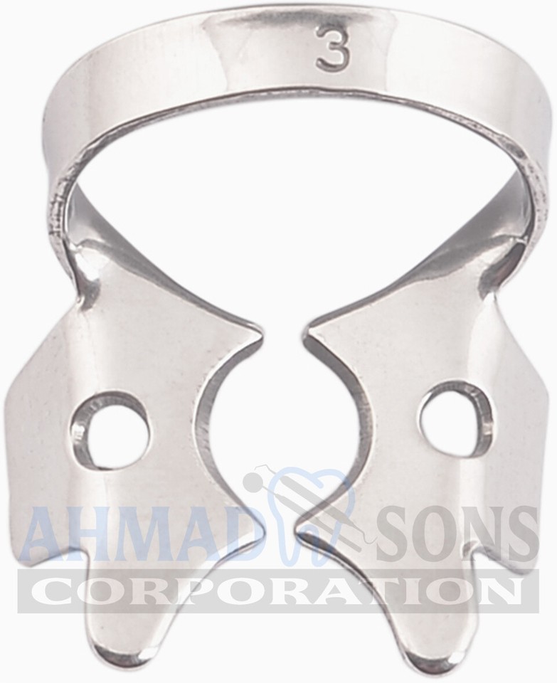 100 PCS Dental Rubber Dam Clamps Endodontics Ivory Retractors Premolar ...