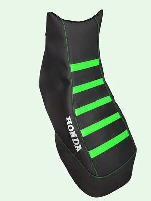 Honda TRX 400ex SEAT COVER BLACK GRIPPER COLOR STRAPS 1999-2007 BLK ...