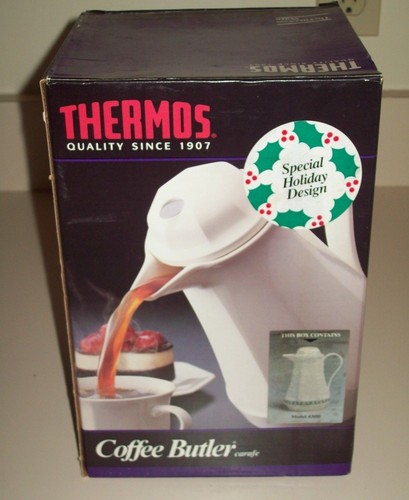 Thermos Coffee Butler Carafe Christmas Holiday Design West Germany ...