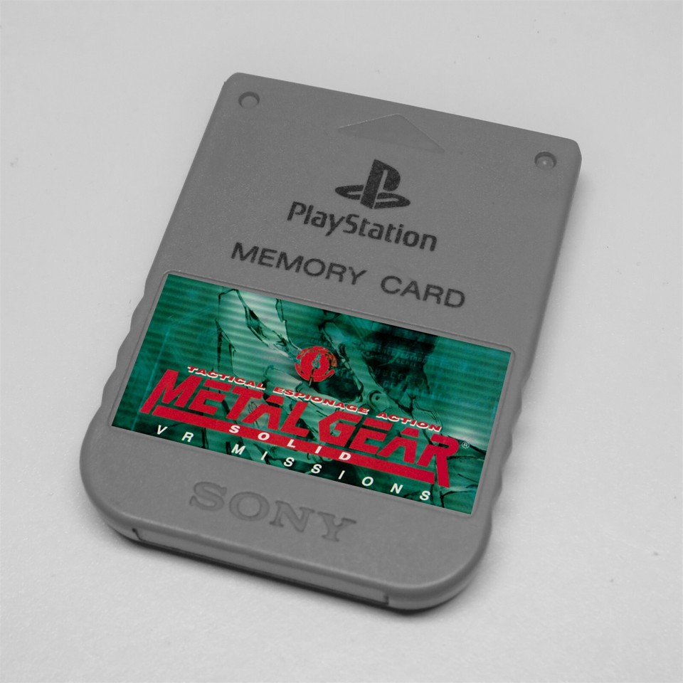 Custom PlayStation 1 (PS1) Memory Card Stickers - Catalog #1 - 250 ...