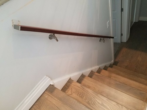 Wall Mount Square Modern Stair Hand Rail Staircase Railing Kit ...