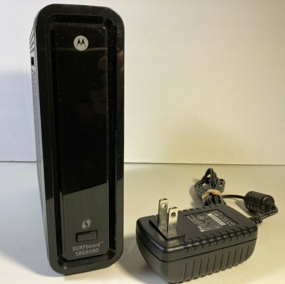 Motorola SURFboard SBG6580 Cable Modem DOCSIS 3.0 Wi-Fi Router Gateway ...