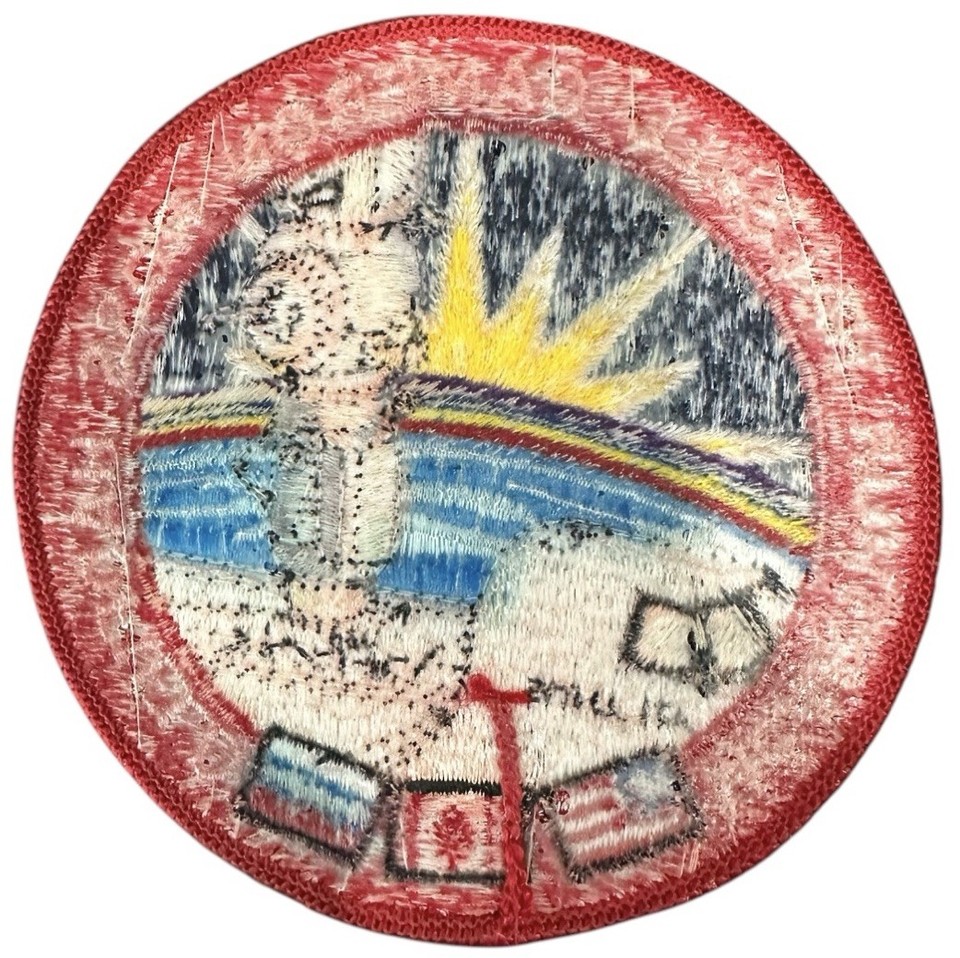 Vintage NASA STS-74 Space Shuttle Atlantis Mission Embroidered Suit Patch Badge | eBay