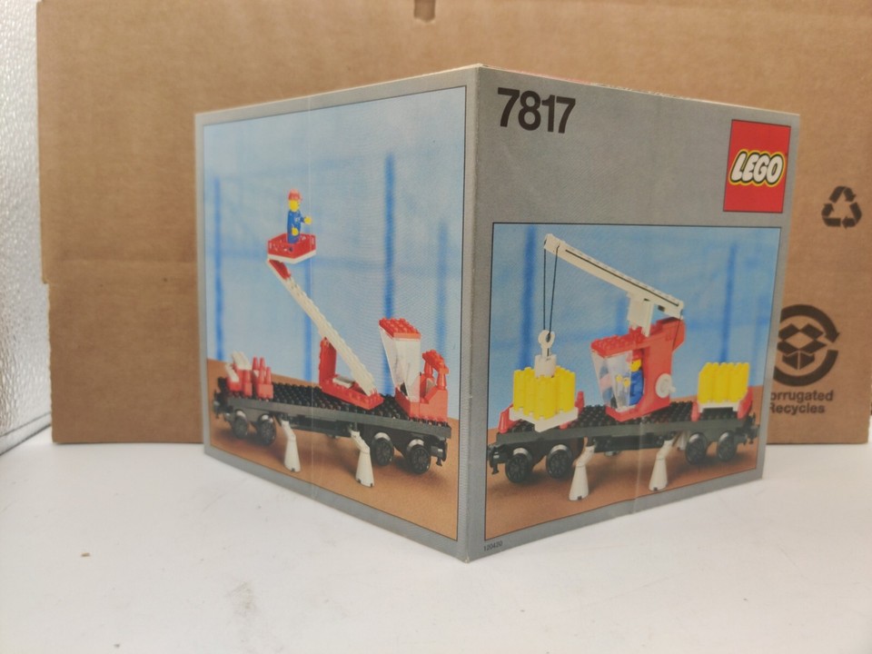 Lego Train 7817 Crane Wagon Instruction book ONLY | eBay