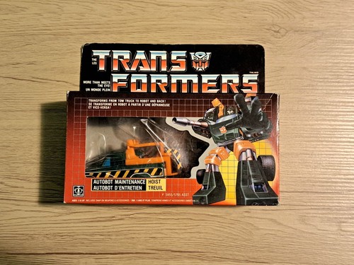 1985 TRANSFORMERS G1 HOIST AUTOBOT IN CANADIAN BOX | eBay