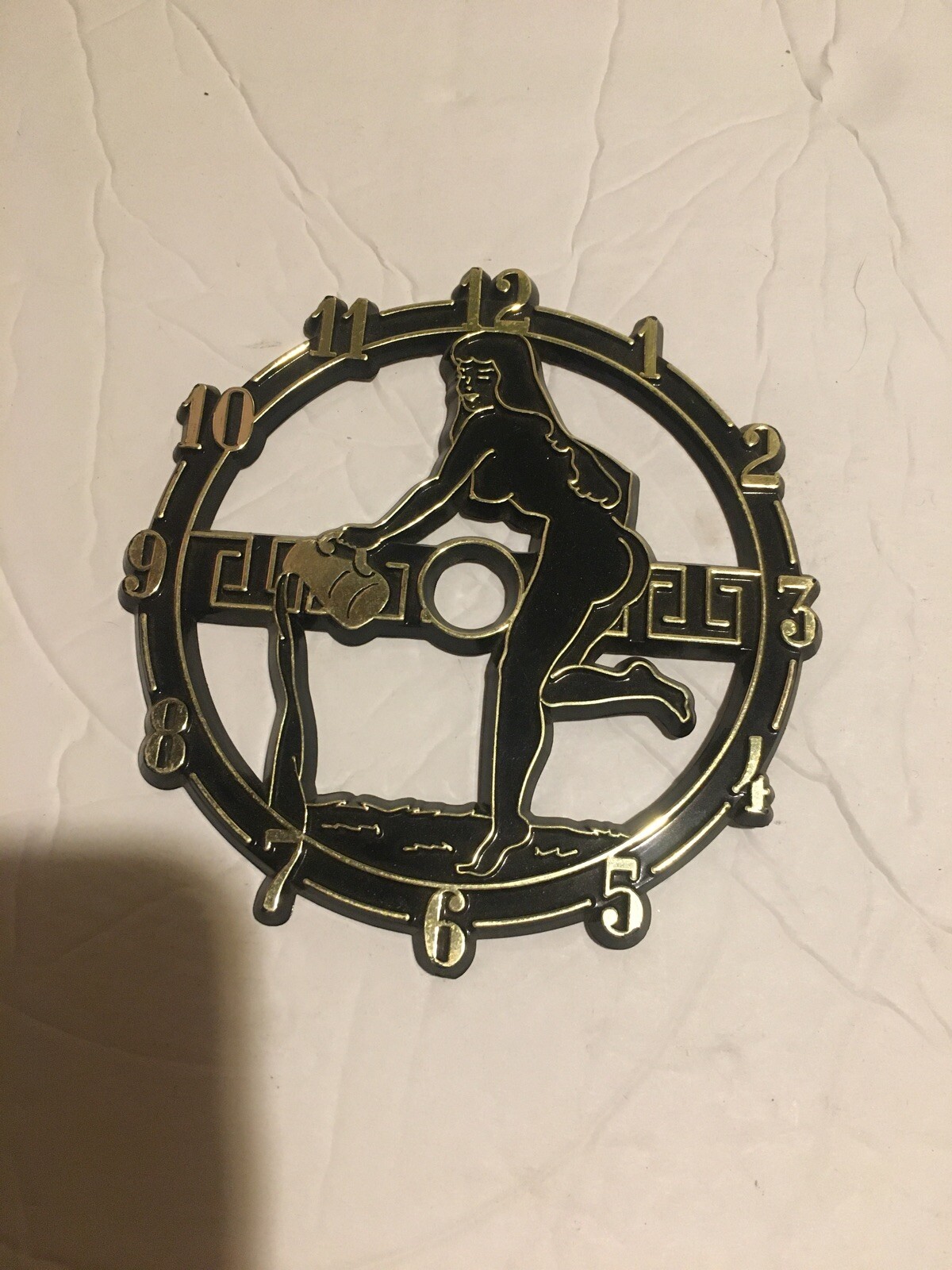 Vintage Ramar Nudie Girl W Pitcher Clock Face Dial Craft Unused | eBay