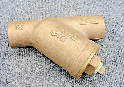 1-1/2" BRONZE Y-STRAINER LEGEND VALVE S-15 / 105-517 | eBay