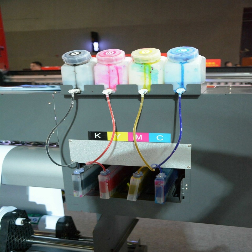 Roland Bulk Ink System -4 Bottles 4 Cartridges for FJ540/FJ740/SP540 ...