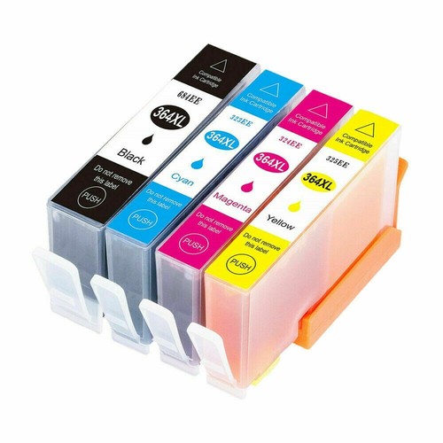 4 Non-OEM 364 XL Replace Use For HP Photosmart Plus B209 B209a B209b ...