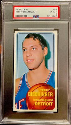 1970 Topps Basketball #96 Terry Dischinger PSA 6 EX-MT. ENN Cards | eBay