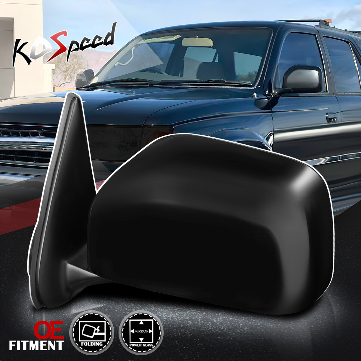 Left Driver Side Powered Folding Rear View Door Mirror for 00-02 Toyota ...