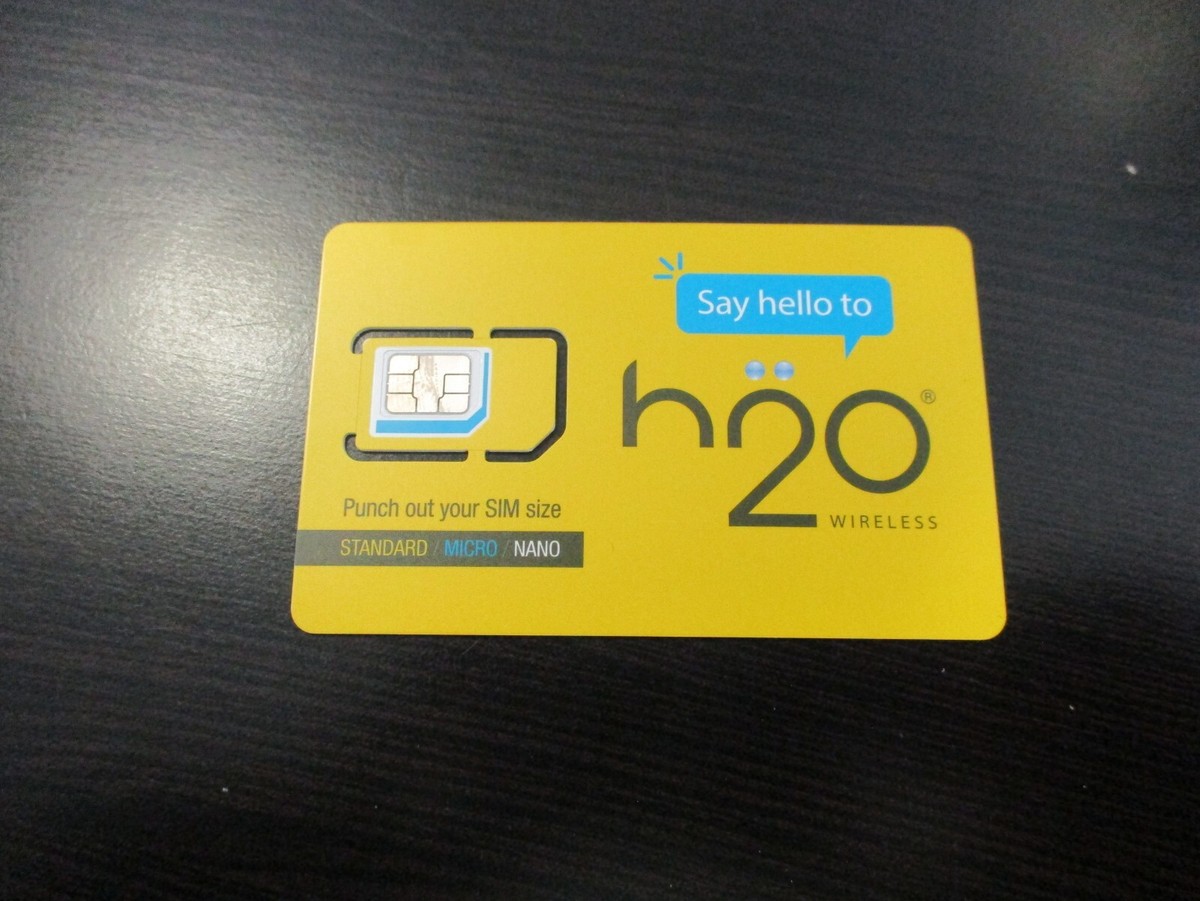 H2o Wireless Sim Card