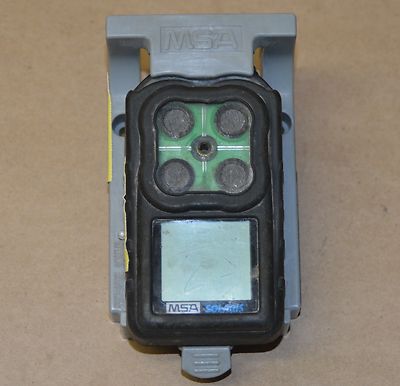QTY of 4 x MSA Solaris A5 10057042 Personal Alarm Gas Detector with ...