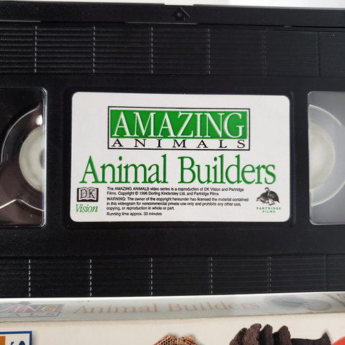 Amazing Animals: Animal Builders (VHS, 1997) for sale online | eBay UK