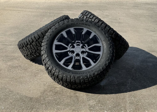 Ford F150 20" Gloss Black Raptor Replica Wheels Ridgecrawler RT Tires ...