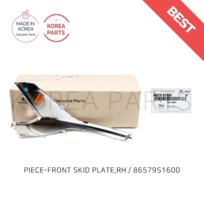 GENUINE Front Bumper Lower Skid Plate End Right Hyundai Santa Fe ...