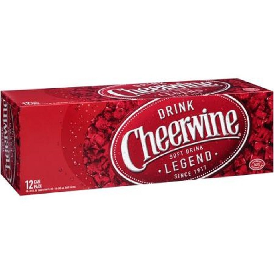 Cheerwine Cherry Fridge Pack Soft Drink, 12 Ounce (12 Cans) | eBay