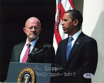 Jim Clapper signed 8x10 photo PSA/DNA Autographed Military | eBay