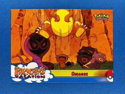 Pokemon Pikachu's Vacation Success #55 Blue Logo | eBay